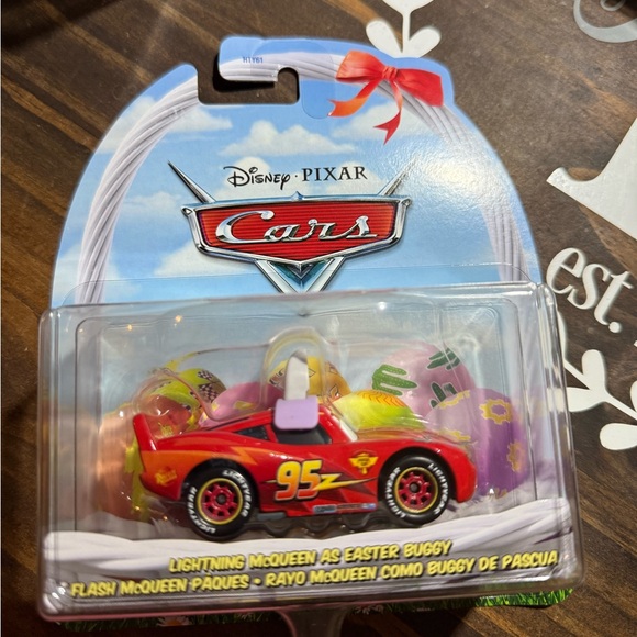 Mattel | Toys | Disney Pixar Cars Lightning Mcqueen Easter Buggy | Poshmark